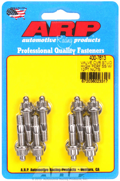 Valve Cover Stud Kit for Cast Aluminum Covers Stud kit Stainless - 12 ...